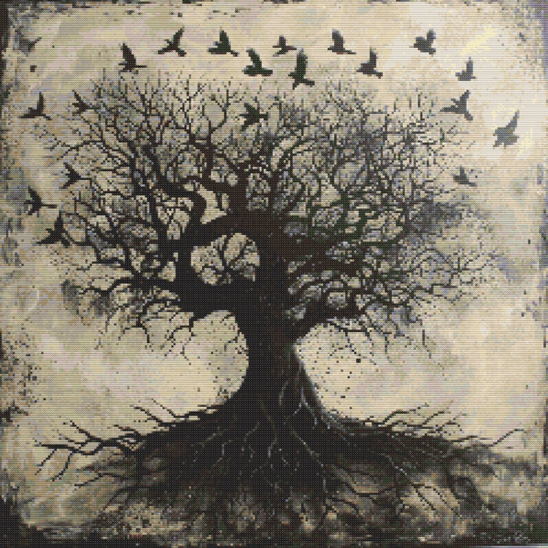 Gothic Tree of Life 5 Cross-stitch Pattern Digital Download - Etsy