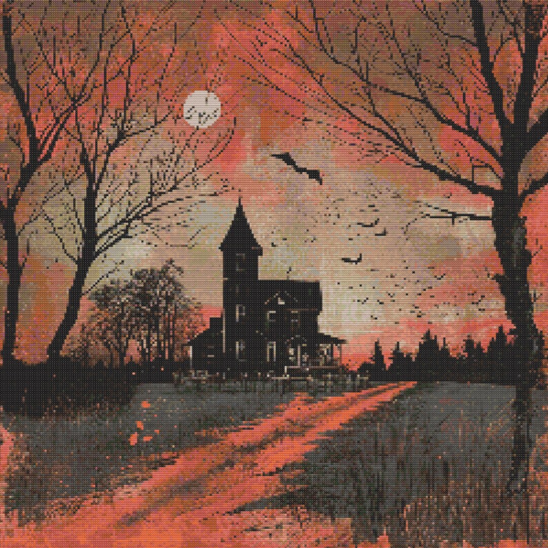 Midwestern Gothic Scene 6 Cross-stitch Pattern Digital Download - Etsy
