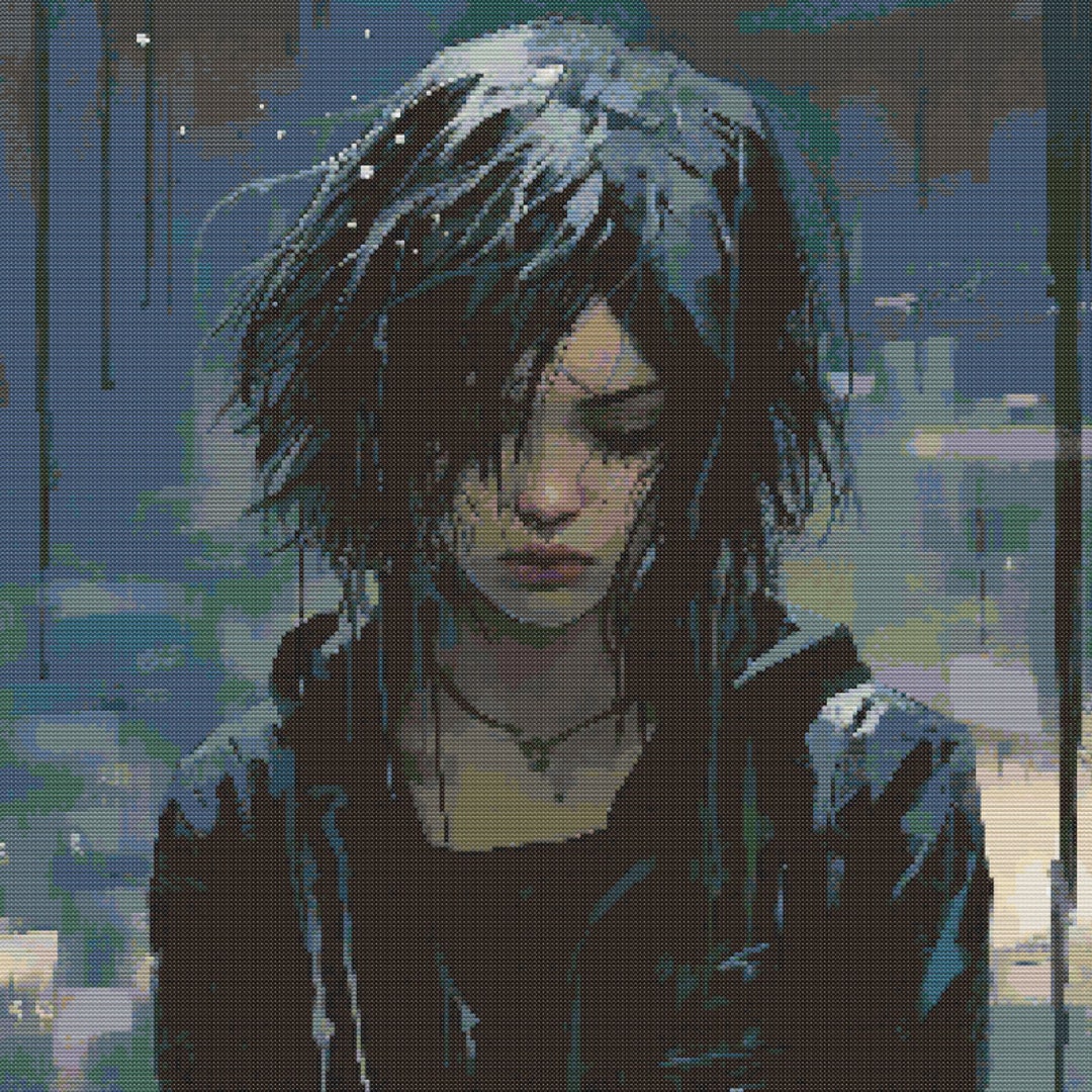 Emo Angst 7 Cross-stitch Pattern Digital Download - Etsy