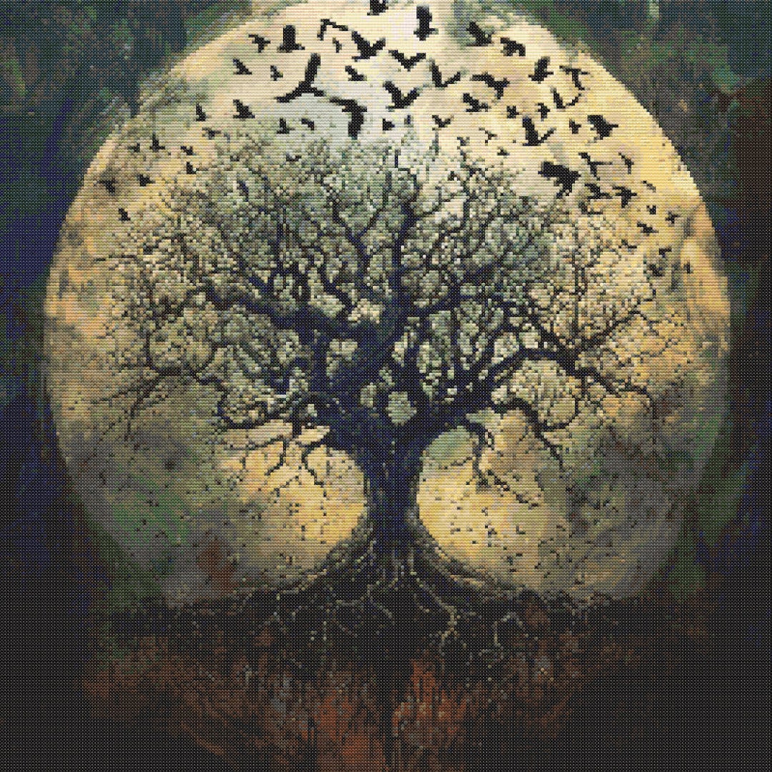 Gothic Tree of Life 6 Cross-stitch Pattern Digital Download - Etsy