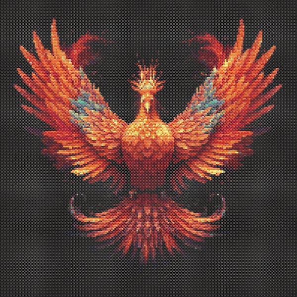 Phoenix Pattern - Etsy