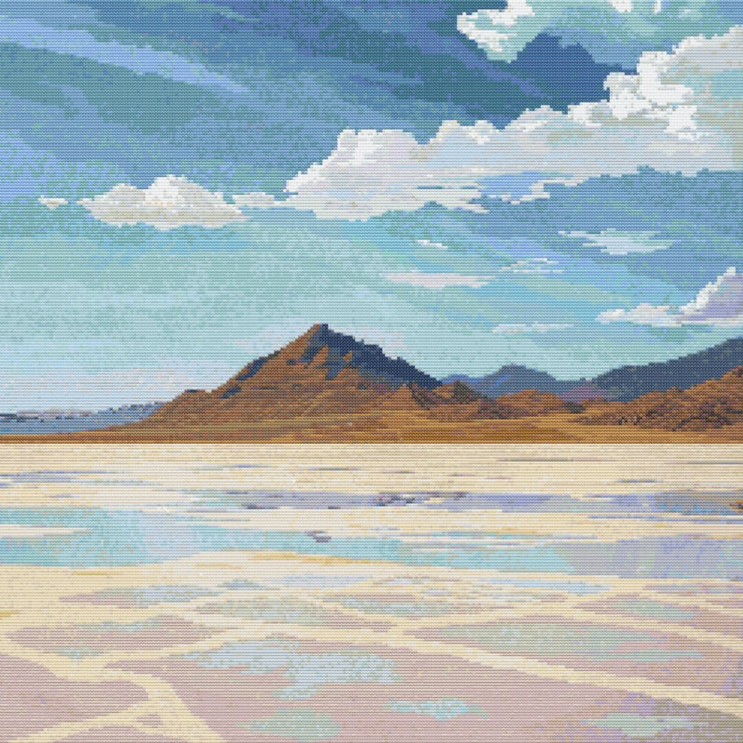 Utah Salt Flats 6 Cross-stitch Pattern Digital Download - Etsy