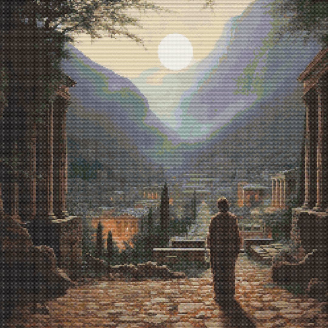 Oracle at Delphi Scene 4 Cross-stitch Pattern Digital Download - Etsy