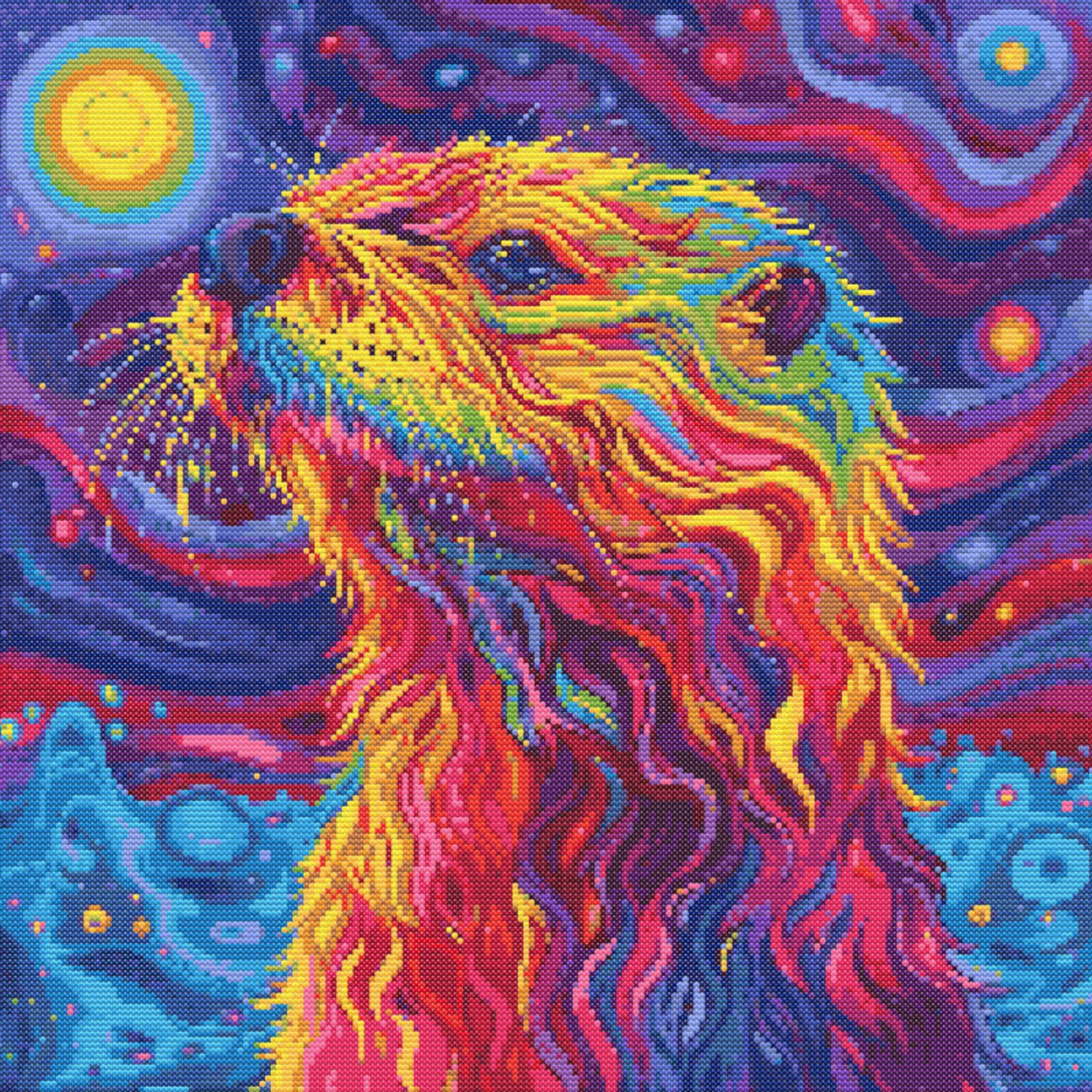 Rainbow Otter 6 Cross-stitch Pattern Digital Download - Etsy