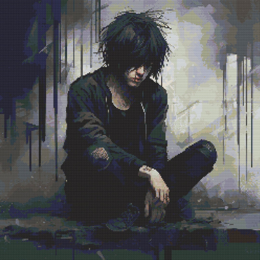 Emo Angst 4 Cross-stitch Pattern Digital Download - Etsy