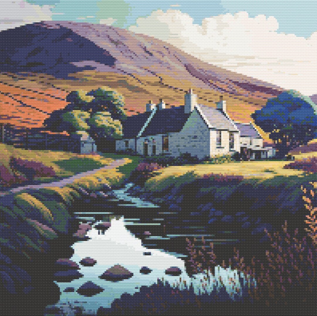 Irish Countryside 1 Cross-stitch Pattern Digital Download - Etsy