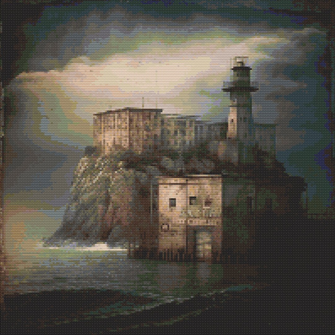 Alcatraz Scene 2 Cross-stitch Pattern Digital Download - Etsy