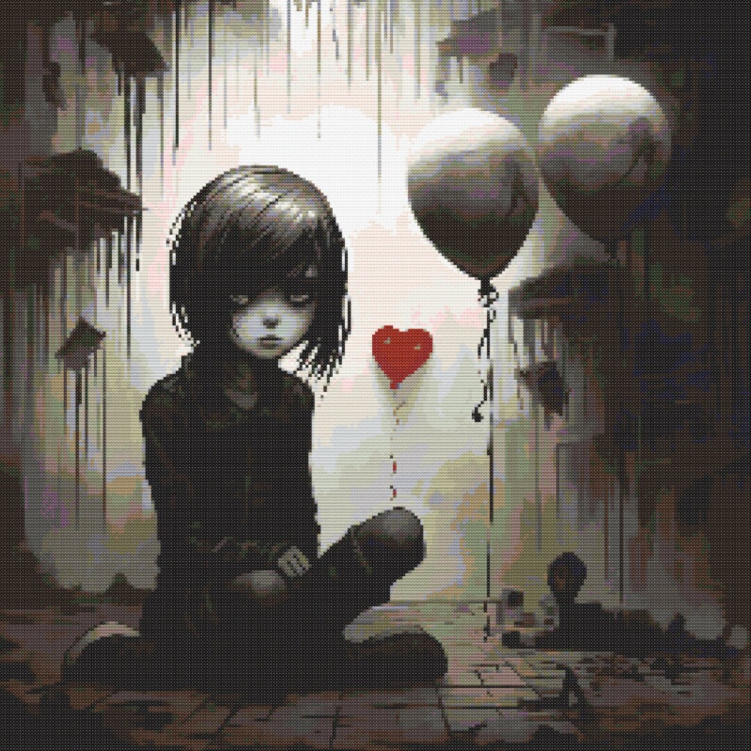 Emo Angst 2 Cross-stitch Pattern Digital Download - Etsy