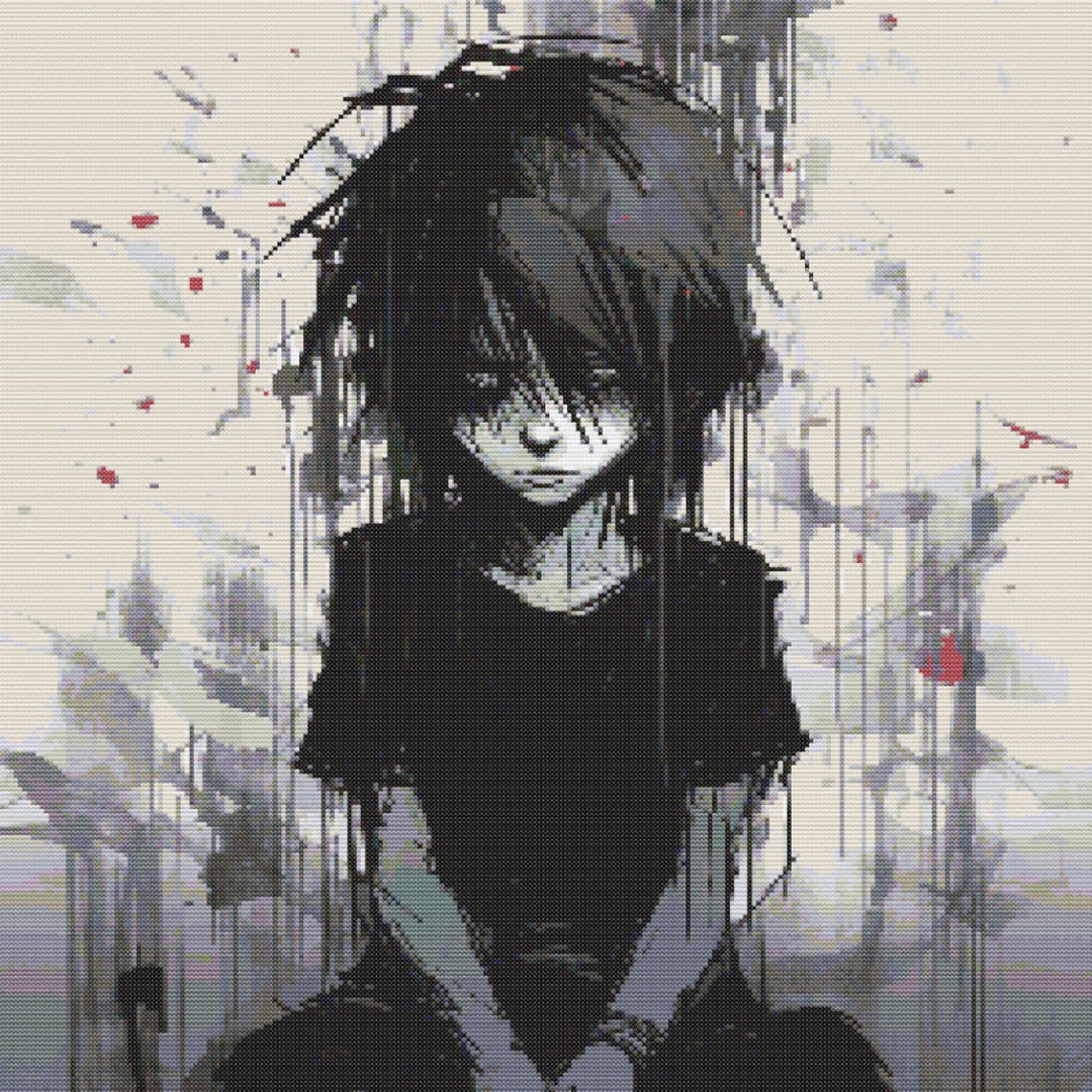 Emo Angst 11 Cross-stitch Pattern Digital Download - Etsy