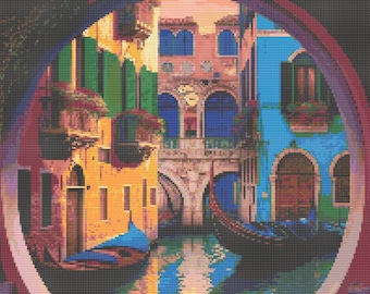 Venice Italy - Cross Stitch Pattern (digital Format - PDF) - Etsy