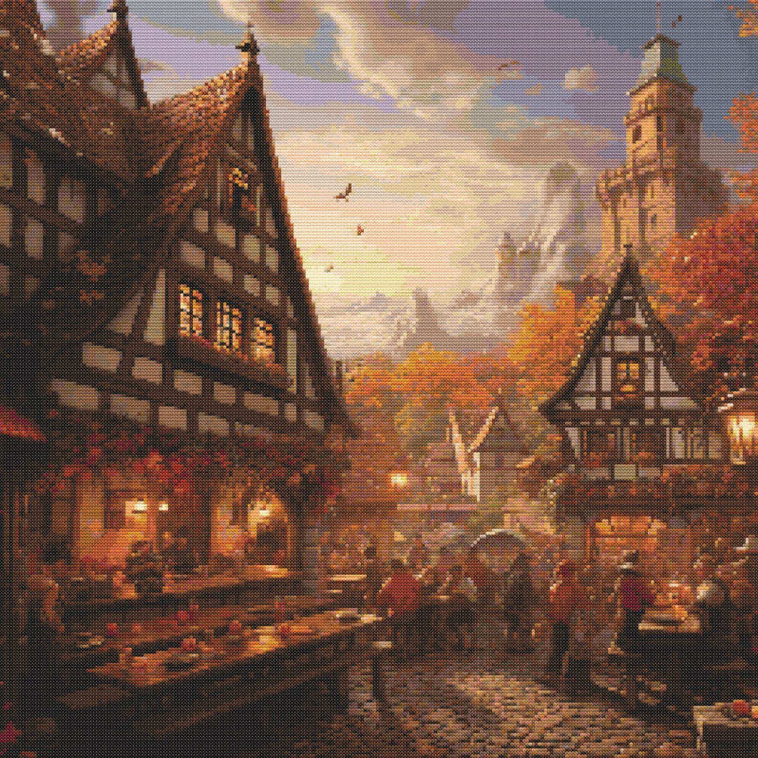 German Pub Oktoberfest 4 Cross-stitch Pattern Digital Download - Etsy