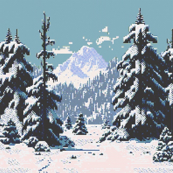 Winter Scene Cross Stitch Kits - Etsy