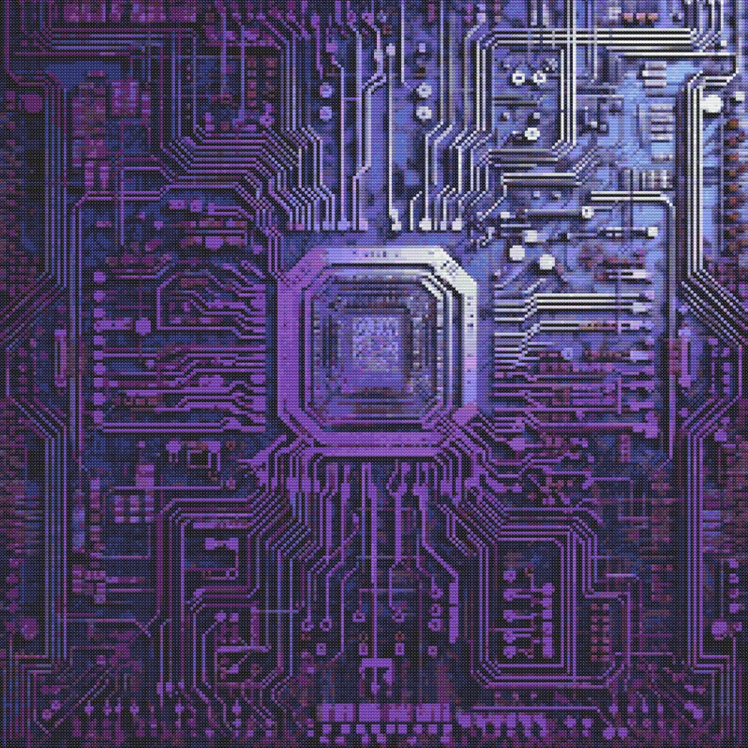 Printed Circuit Board 3 Cross Stitch Pattern Digital Download Etsy