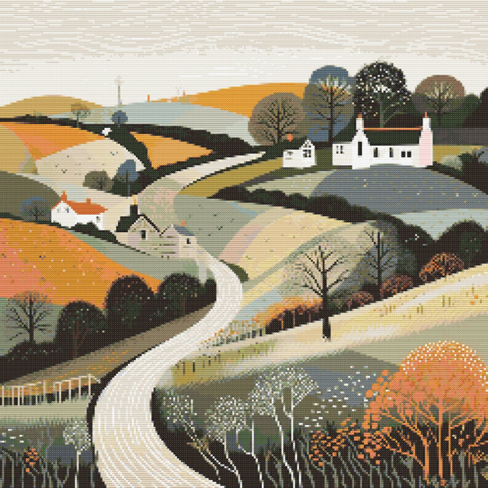 Dorset, England Scene 3 Cross-stitch Pattern Digital Download - Etsy