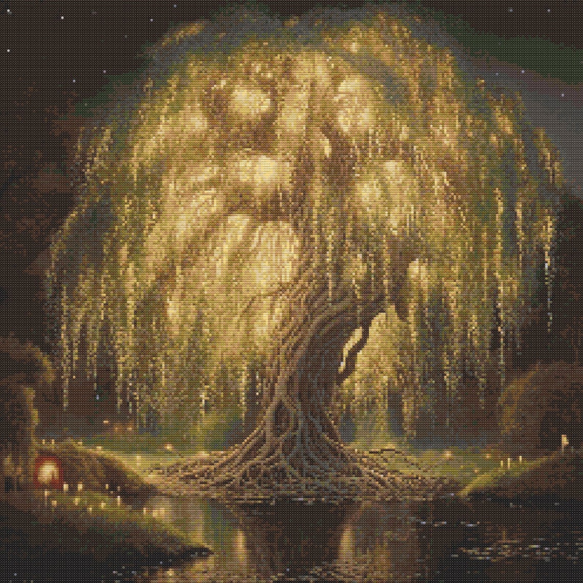 Weeping Willow Tree of Life 3 Cross-stitch Pattern Digital Download - Etsy