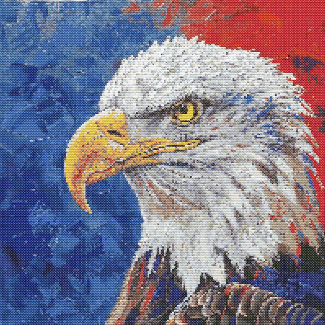 American Bald Eagle 4 Cross-stitch Pattern Digital Download - Etsy
