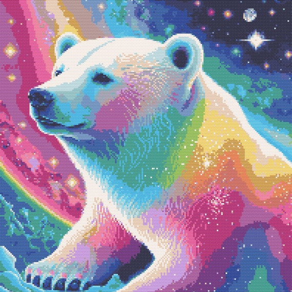 Rainbow Polar Bear