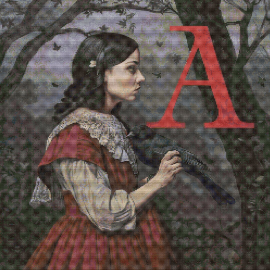 The Scarlet Letter 1 Cross-stitch Pattern Digital Download - Etsy