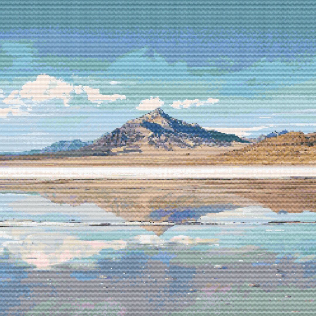 Utah Salt Flats 11 Cross-stitch Pattern Digital Download - Etsy