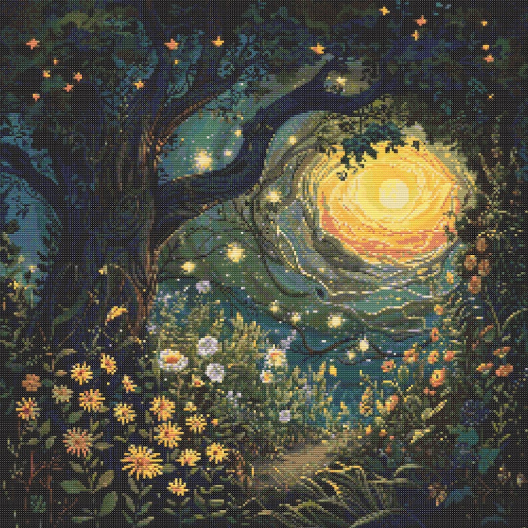 Summer Solstice Scene 4 Cross-stitch Pattern Digital Download - Etsy