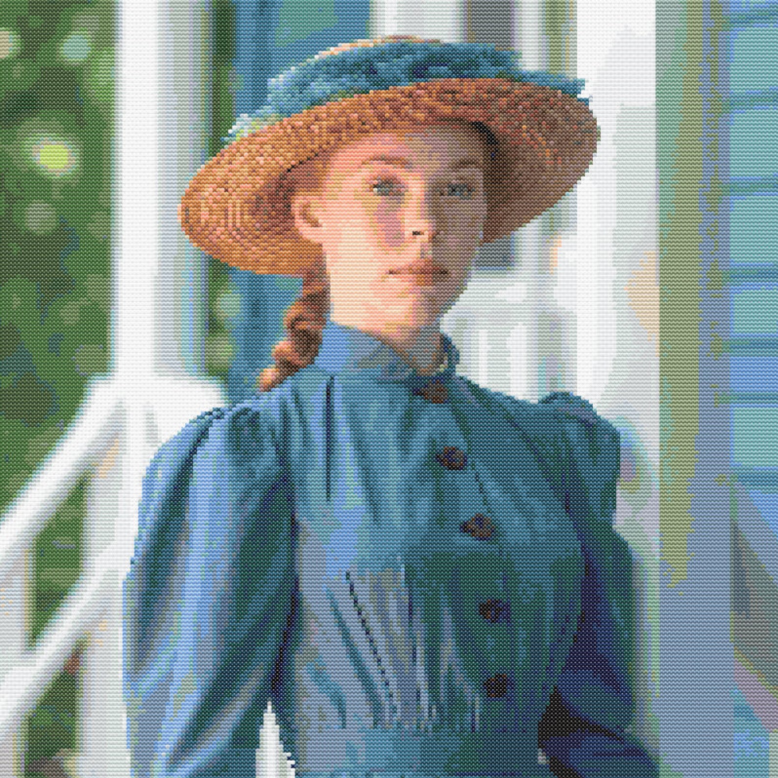 Anne of Green Gables in Puffed Sleeves 4 Cross-stitch Pattern Digital ...