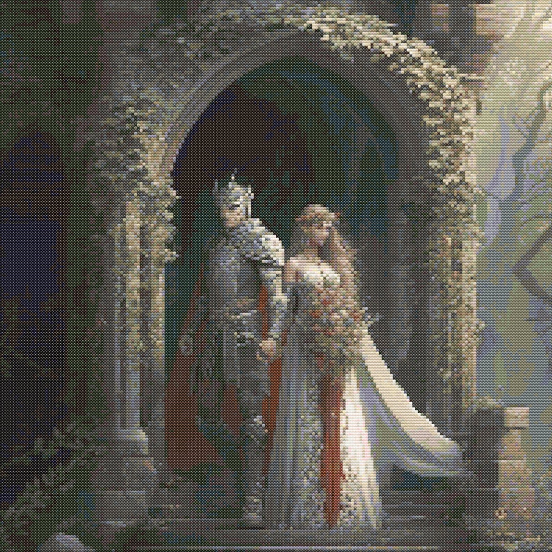 High-fantasy Wedding Cross-stitch Pattern Digital Download - Etsy