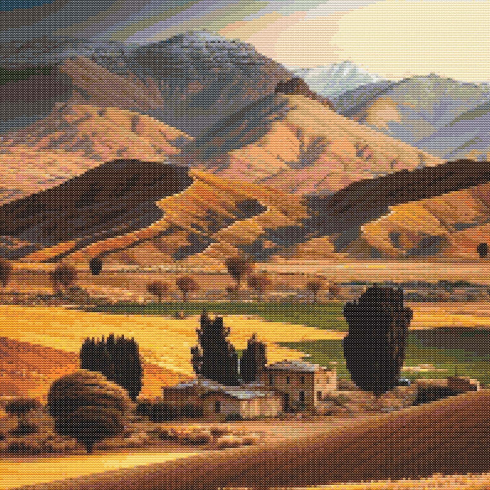 Iranian Countryside 1 Cross-stitch Pattern Digital Download - Etsy