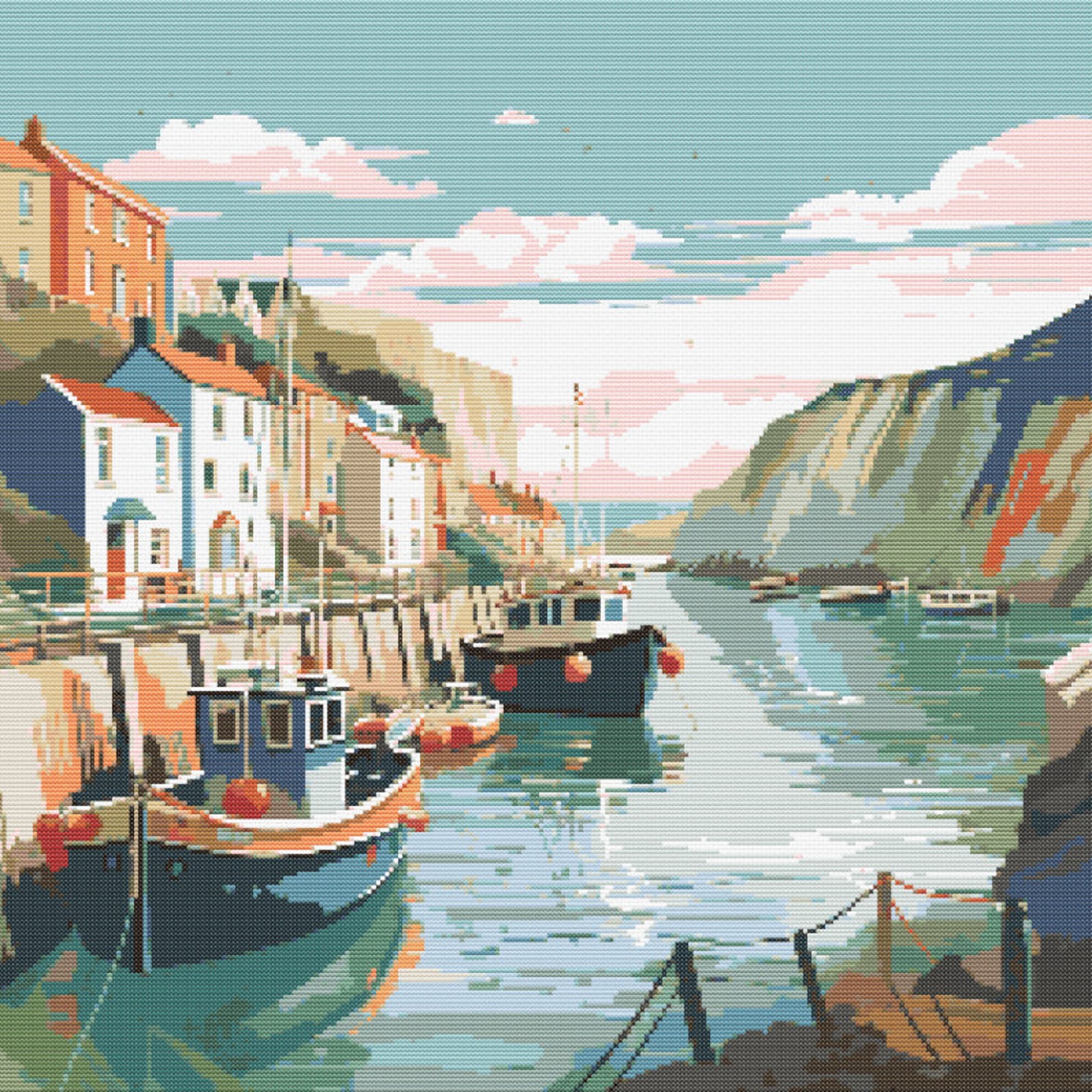 Dorset, England Scene 4 Cross-stitch Pattern Digital Download - Etsy