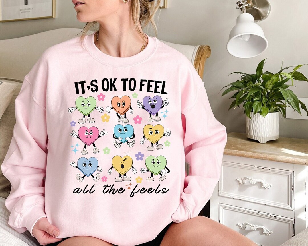 School Counselor Valentine Shirt, Feel All the Feels, Valentines Day ...