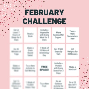 February 2023 Printable Wellness Bingo - Etsy