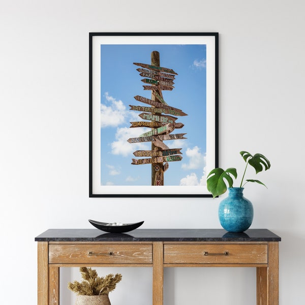 Key West Directional Sign - Etsy