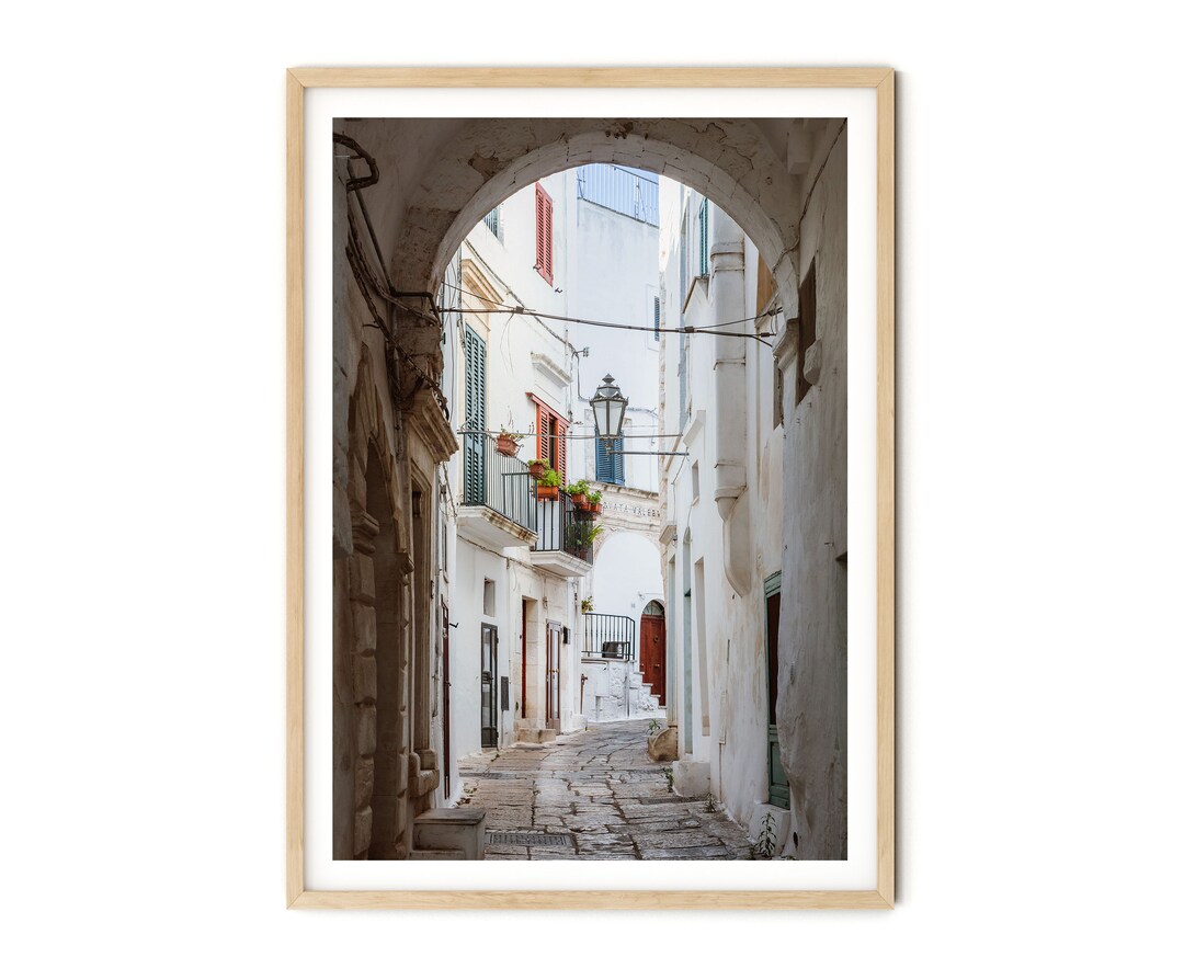 Italy Print, Ostuni Photo, Puglia Wall Art, Italian Architecture, White ...