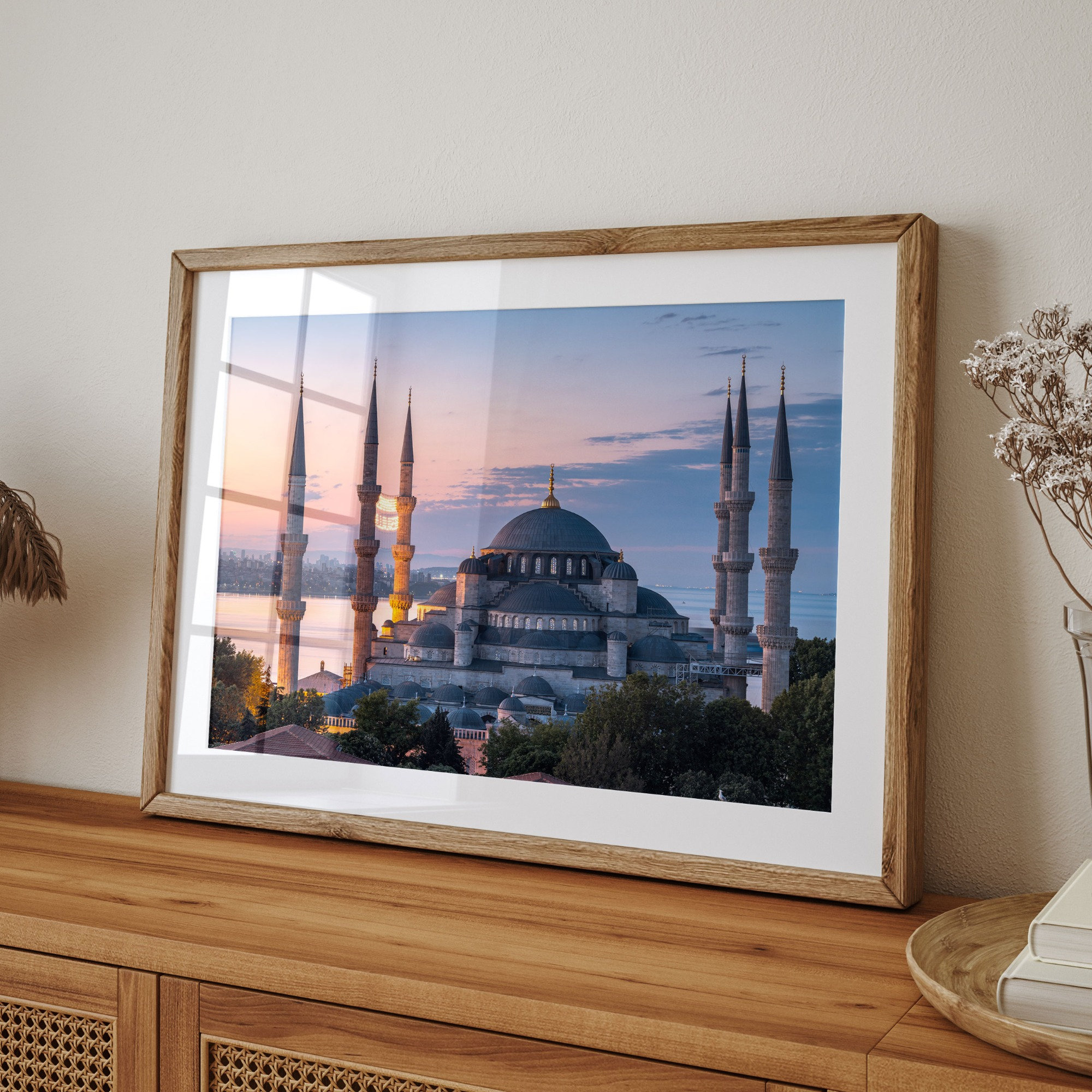 Istanbul Print Blue Mosque Photo Islamic Wall Art Print - Etsy