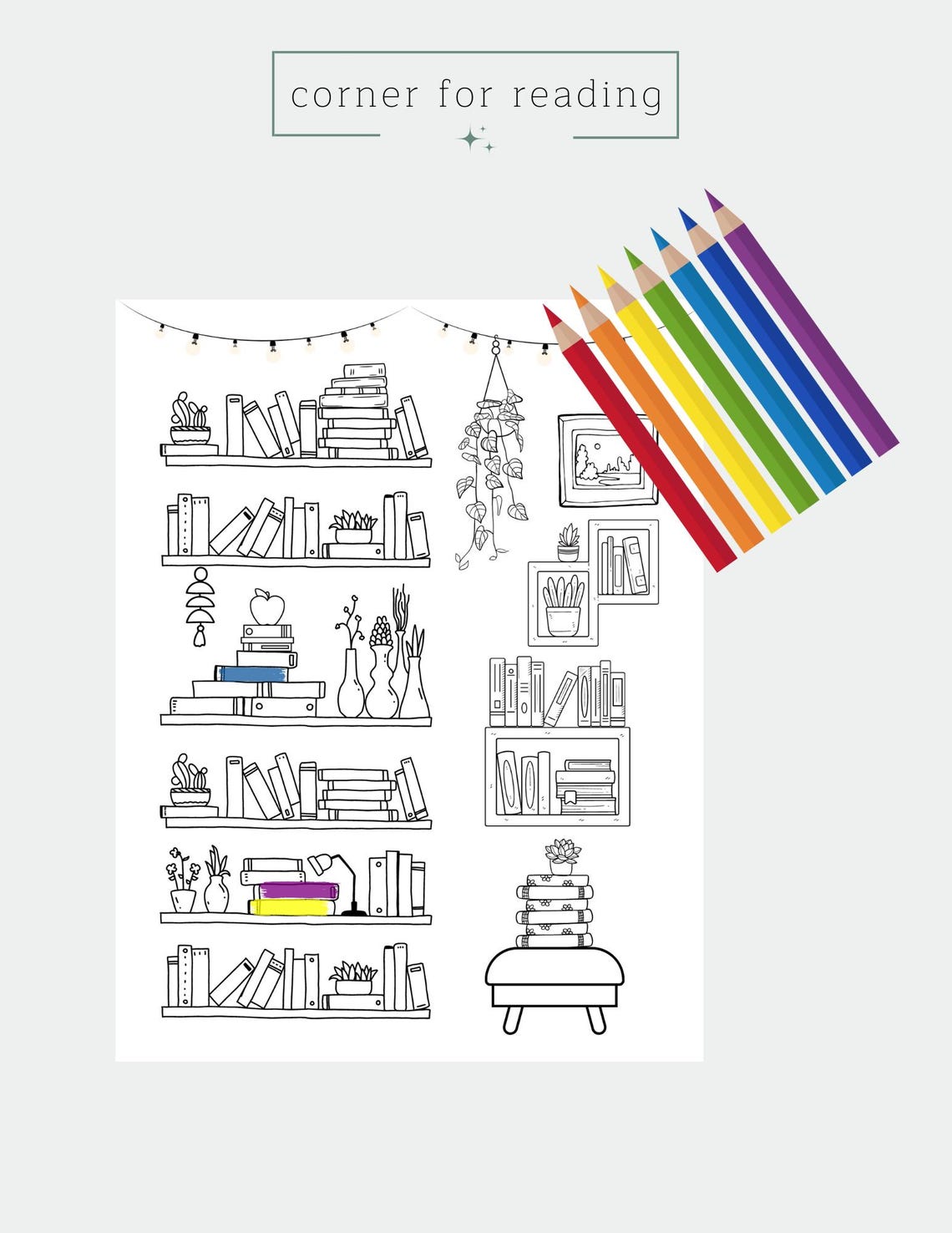 100 Books Coloring Page Tracker, Track Your Reading, Coloring Page ...