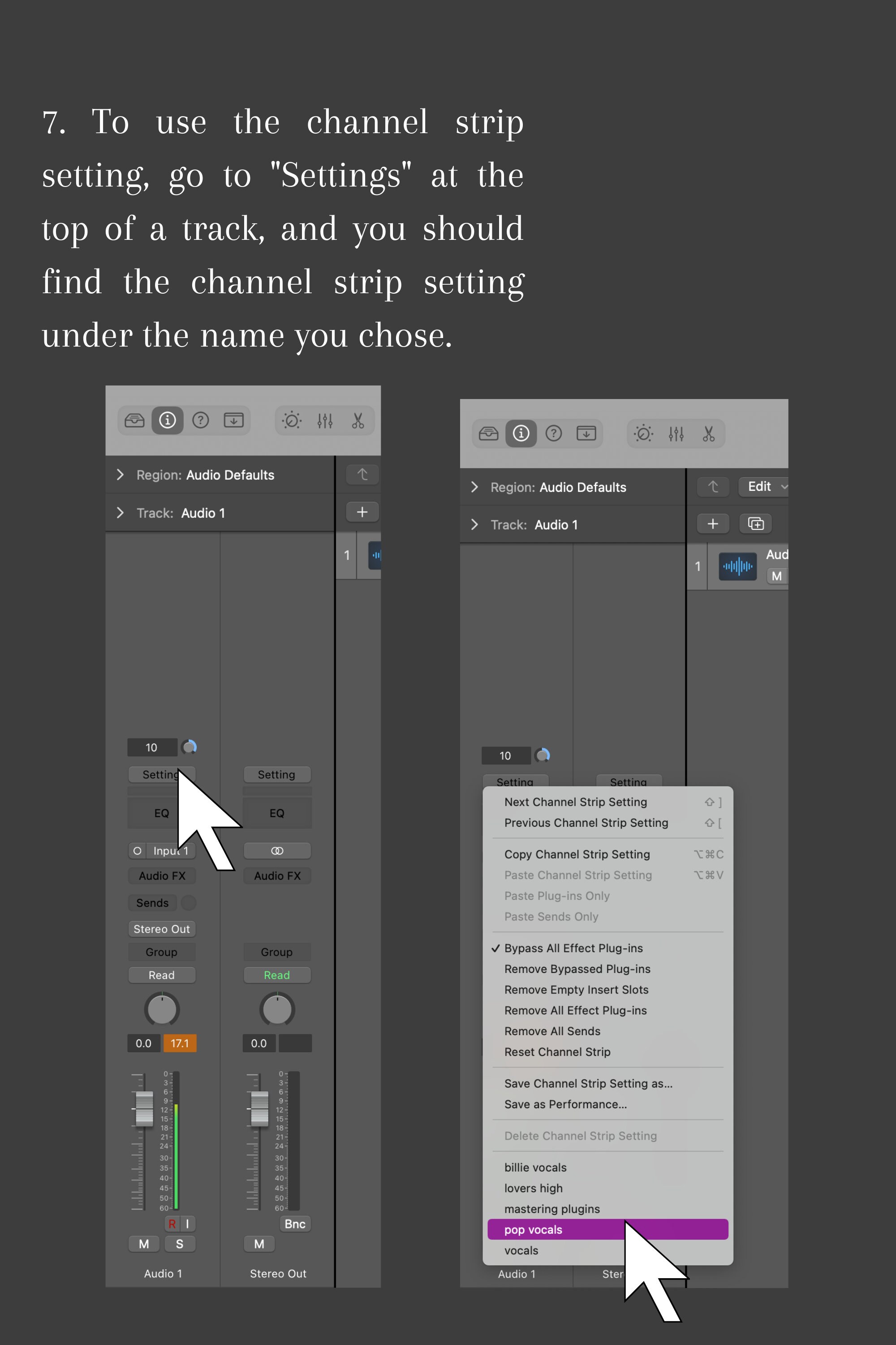 Logic Pro X Female Pop Vocals Template | Channel Strip Settting - Etsy