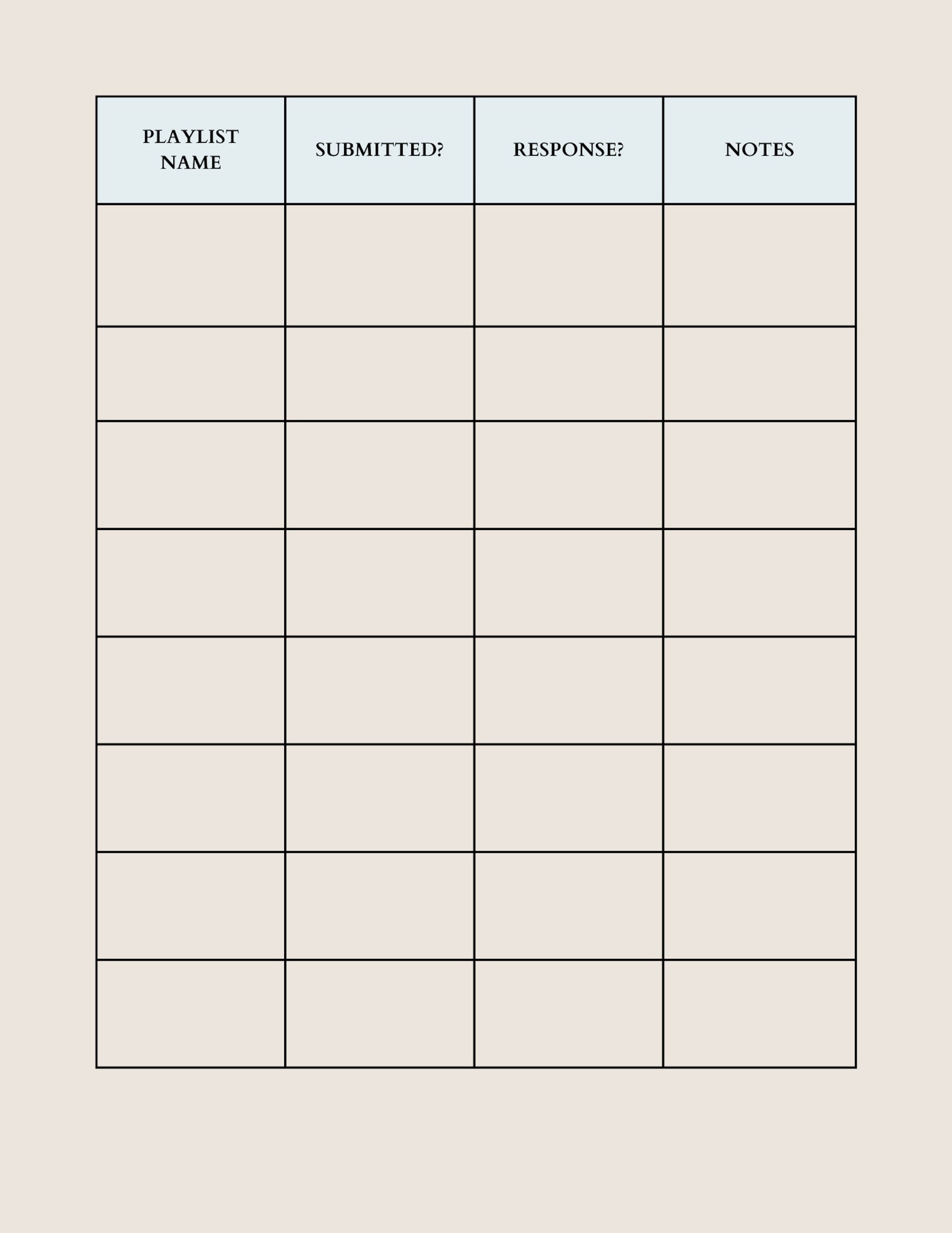 Music Release Planner Kit for Musicians (canva Template) - Etsy