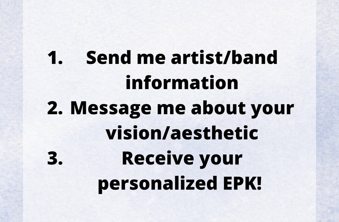Personalized EPK Canva Template | Music Press Release for Musician ...