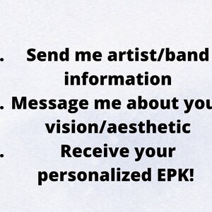 Personalized EPK Canva Template | Music Press Release for Musician ...