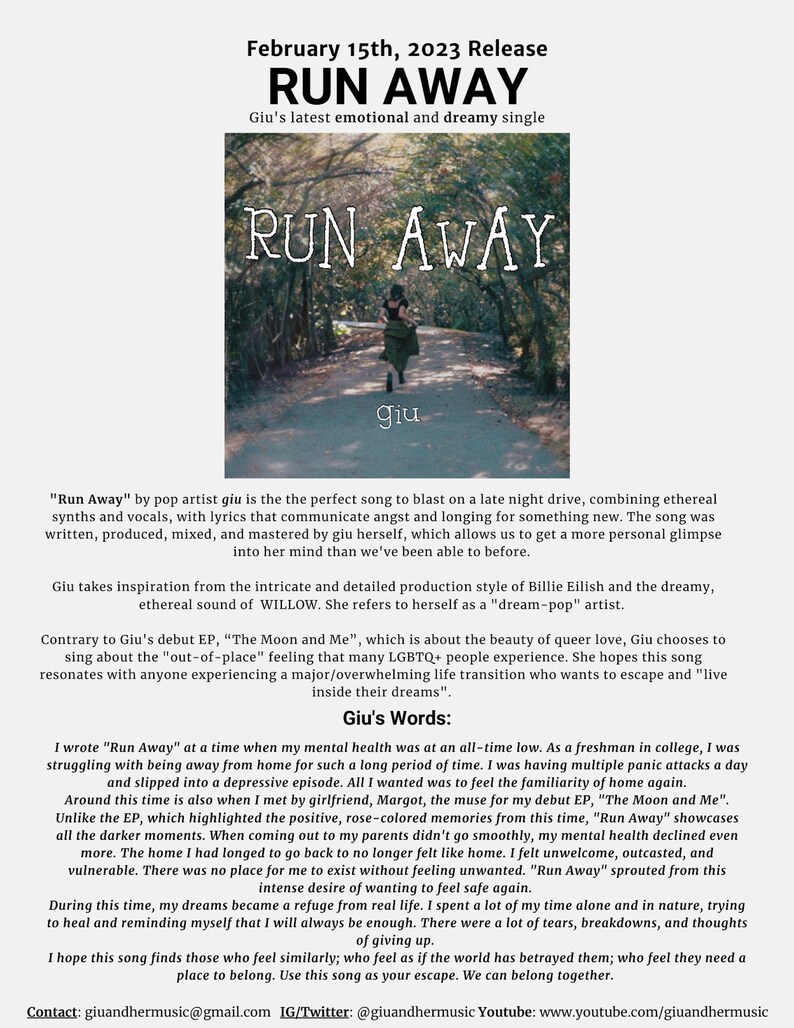 Music Press Release Canva Template | Electronic Press Release for ...