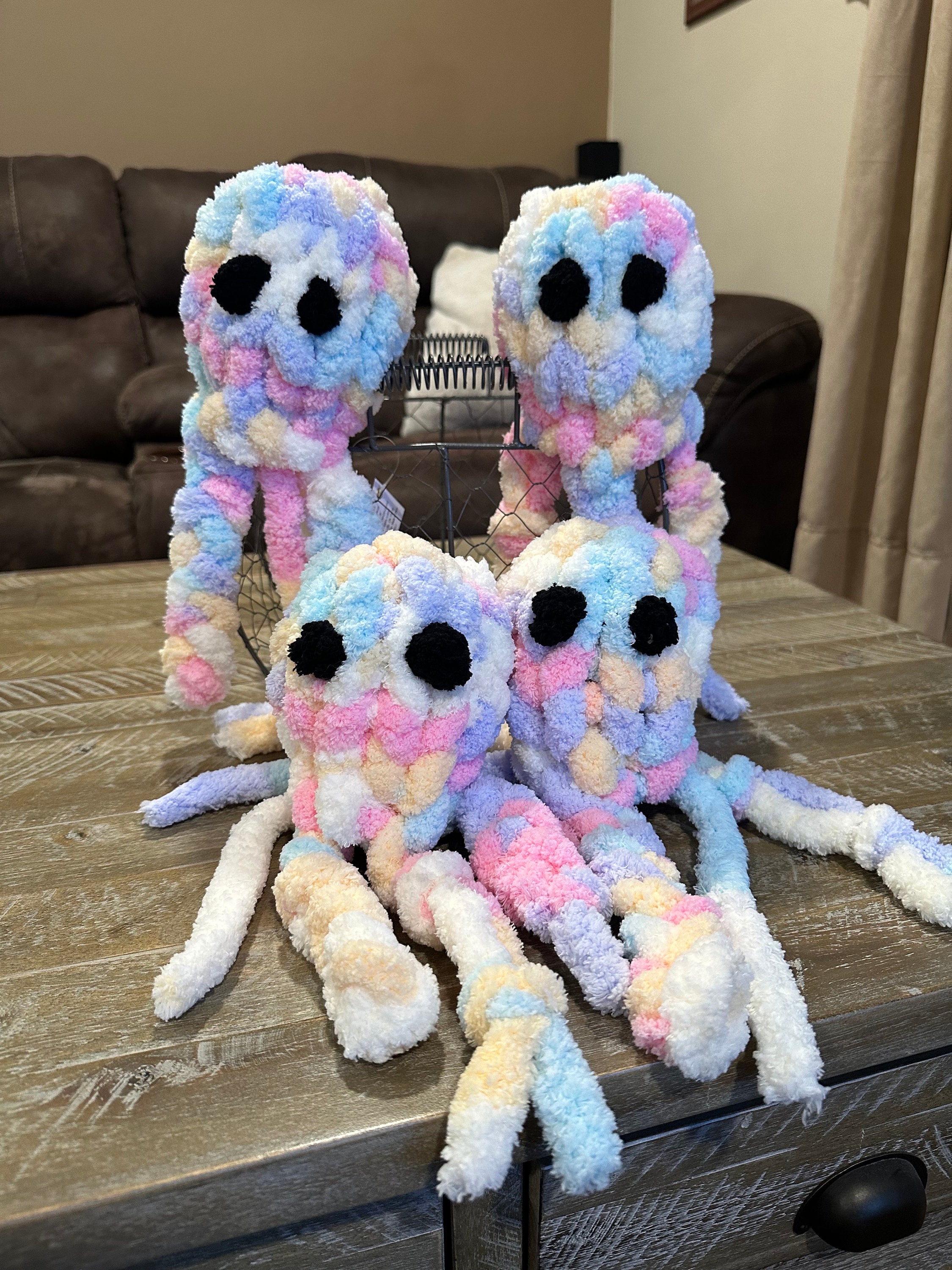 Jasper the Jellyfish Chunky Knit Plushie, Multiple Colors, Stuffies ...