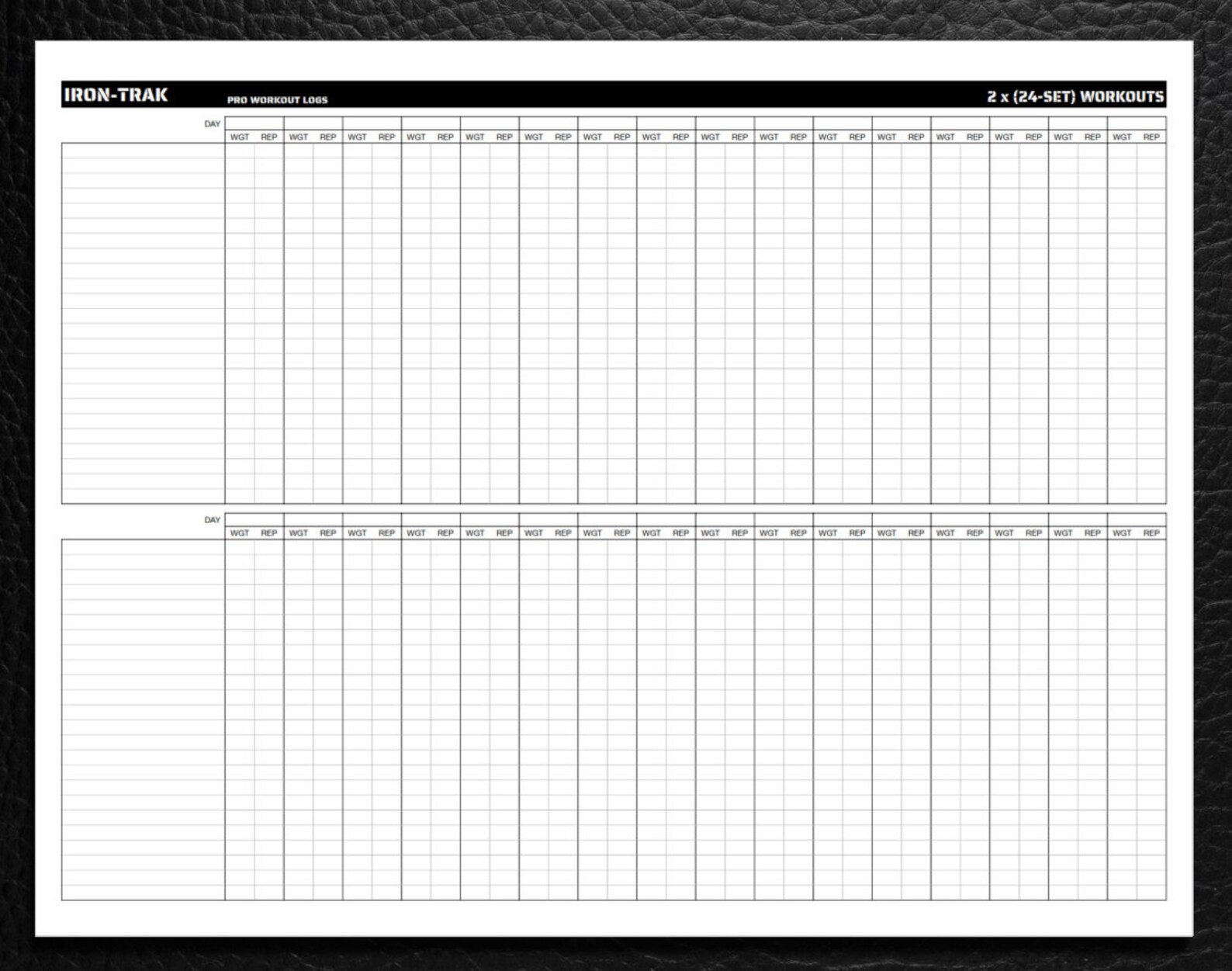 PRO Workout Log Tracker Templates, for Weightlifting & Cardio - Etsy