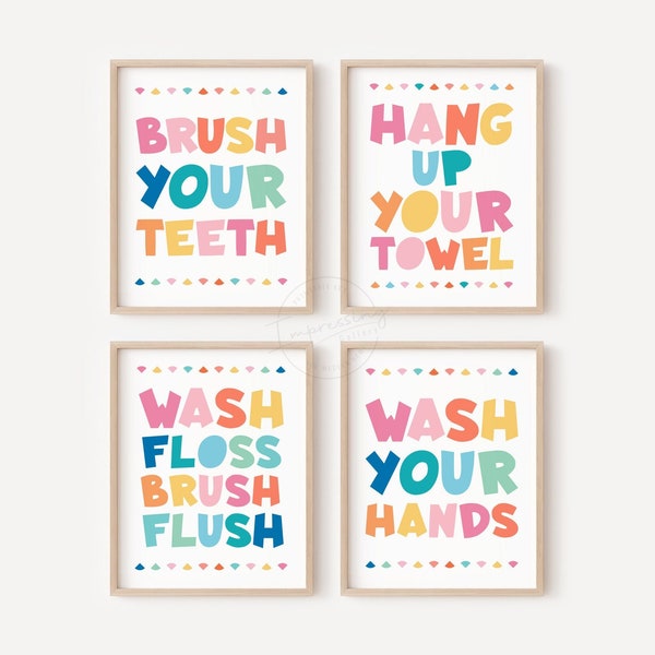 Kids Bathroom Signs - Etsy