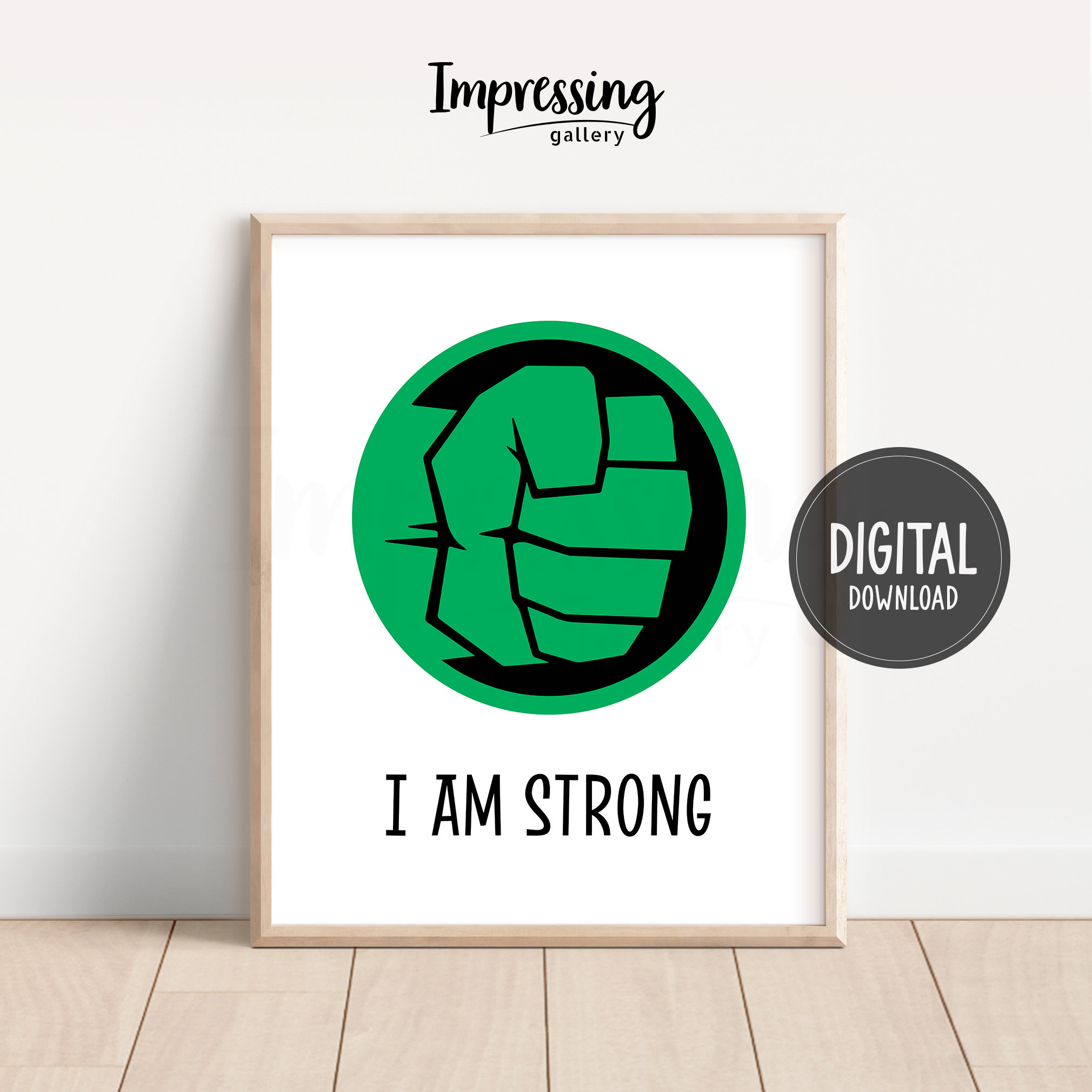 I Am Affirmations Superhero Set of 8, Prints for Boys Room, Kids ...