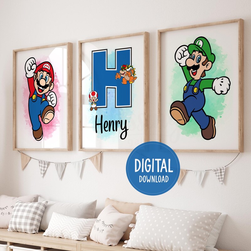 Super Mario Poster - Etsy
