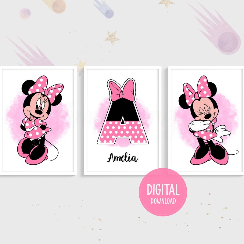 Minnie Mouse Print - Etsy