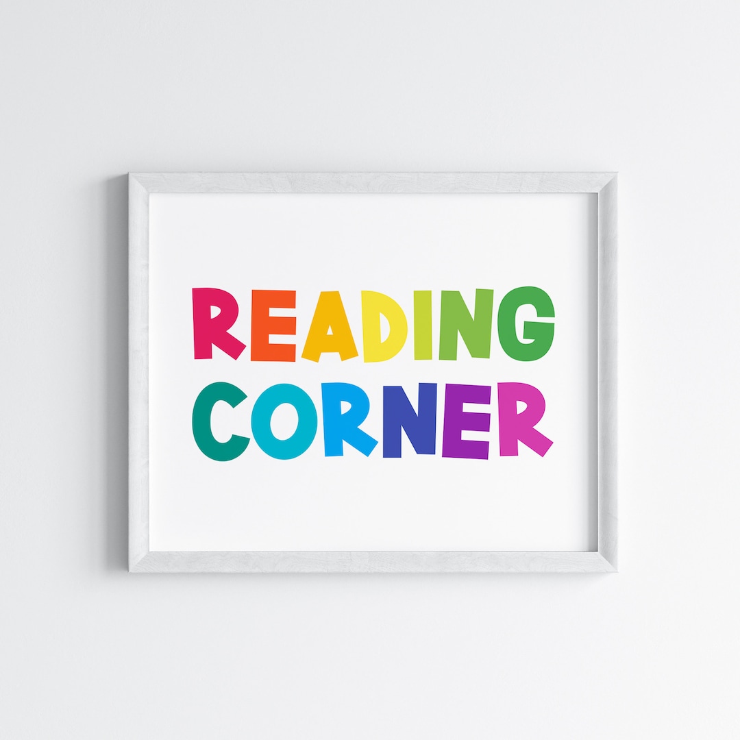 Reading Corner, Classroom Art, Library Art, Kids Room Decor, Classroom ...