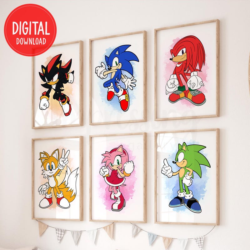 Sonic the Hedgehog Poster - Etsy