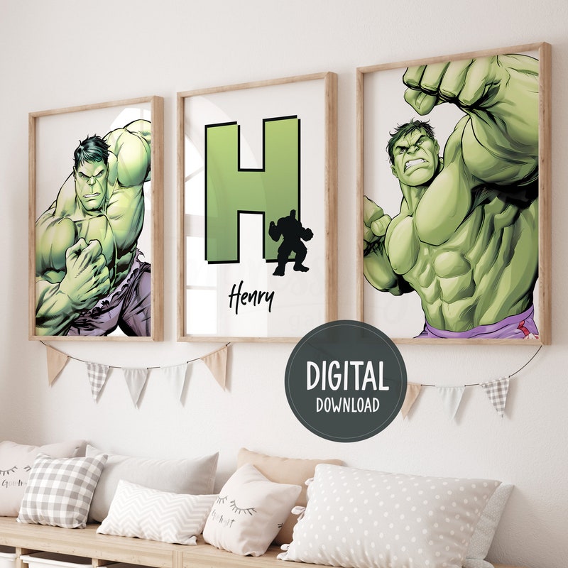 The Hulk Wall Decals - Etsy