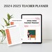 2024-2025 Teacher Planner, Digital Lesson Plan Organizer Undated ...