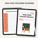 2024-2025 Teacher Planner, Digital Lesson Plan Organizer | Undated ...